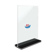China Perspex Poster Holder Freestanding Clear Acrylic Photos Menu Holders for sale