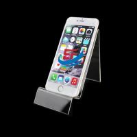 China Countertop Cell Phone Stand Clear Acrylic Mobile Phone Holder For Phone Store for sale
