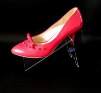 China Lucite / Acrylic High Heel Shoe Display Rack Holder For Shopping Malls for sale