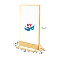 China Table Top A4 A5 A6  Plexiglass Paper Menu Picture Holder For Advertising Display for sale