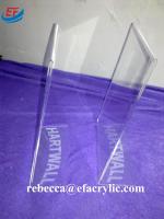 China A4 A5 A6 Acrylic Menu Display Stand Desk Top Clear Plastic Paper Holder for sale