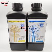 China Japan Odorless UV Inkjet Ink JHV Uv Led Sustainable Printing Ink For Toshiba CE4  Printhead for sale