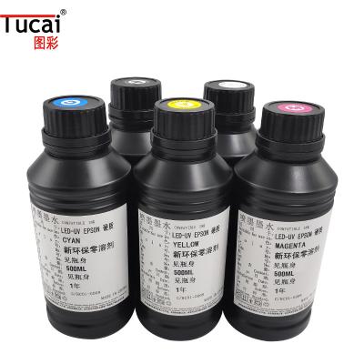 China 500ML Uv Led Ink Uv Curable Ink For EPSON DX5DX7TX800XP600 Printhead for sale