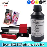 China 500ML Uv Led Ink Uv Curable Ink For EPSON DX5DX7TX800XP600 Printhead for sale