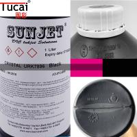 China Sunjet UV Inkjet Ink For Uv Ricoh Gen5 Konica Industrial Printhead Solvent Based Printing Inks for sale