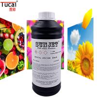 China Sunjet UV Inkjet Ink For Uv Ricoh Gen5 Konica Industrial Printhead Solvent Based Printing Inks for sale