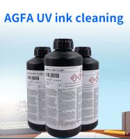 China AGFA Transparent Solvent Based Ink UV Ink Cleaning Solution For Epson DX5 DX6 for sale