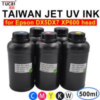 China 250ml 500ML UV Inkjet Ink LED UV Ink For Epson Flatbed Printhead R330 L800 L805 1390 for sale