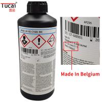 China AGFA F2 HD1 R3 G2 UV Inkjet Ink For Konica Print Head CMYK LC LM 1000ML UV Printer Ink for sale