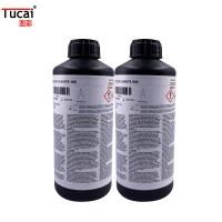 China AGFA F2 HD1 R3 G2 UV Inkjet Ink For Konica Print Head CMYK LC LM 1000ML UV Printer Ink for sale