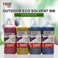 China 1000ml Bottled Outdoor Solvent Ink Epson For Epson DX5 DX7 Piezoelectric Printer for sale