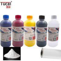 China Eco Friendly Sublimation Ink Waterproof Sunproof PET DTF Ink For White Ink Printer for sale