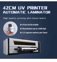 China UV DTF Epson Digital Printer Crystal Label Uv Ink Printer 420 A2 Size T3200 for sale