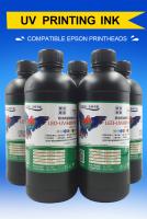 China CMYKW EPSON UV Ink Uv Injek Printer Anti Uv Sublimation Ink For XP600 TX800 for sale
