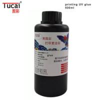 China Crystal Label Glue EPSON UV Ink Glue Transparent Stick For Epson Head for sale