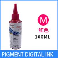 China Film White Pigment Ink CMYK W Dtf Ink For Epson Heat Transfer Shake Powder Printing for sale