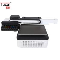 China Printhead 60 x 90CM Digital UV Printer Digital Printing Machine 280KG for sale