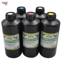 China High-speed environmentally friendly printing ink suitable for i1600 i3200 UV  printer ink forwallpaper, plastic, acrylic for sale