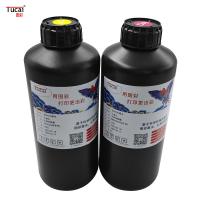 China Plastic Board Compatible Fluorescent UV Ink 1000ml for Ricoh G5/G6/Konica/Toshiba/Seiko for sale