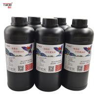 China Fast Printing Single PASS UV Ink with Excellent Water Resistance BK/CY/MG/YL/WH/LM/LC for sale
