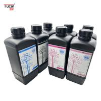 China Good Flexibility UV Ink 1000 Ml Capacity for Toshiba CF3 Printhead Flatbed Printer for sale