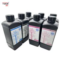 China Good Flexibility UV Ink 1000 Ml Capacity for Toshiba CF3 Printhead Flatbed Printer for sale