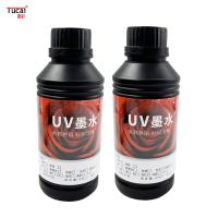 China Epson Ultraviolet Highly Efficient Waterproof Ink For I3200/DX5/DX7/TX800/XP600 Printheads for sale