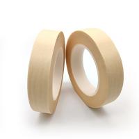 China Crepe Paper Heat Resistant Adhesive Tape 5.2mil For Wave Soldering Process for sale
