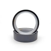 China Anti Static Polyimide Film Tape Black Color Double Sided Heat Resistant Tapes for sale
