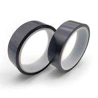 China Heat Resistant Black Thermal Tape ESD Low Static Polyimide Film for sale