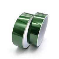 China Double Stretch Polyimide Heat Resistant Tape Acrylic High Adhesion green color for sale