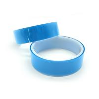 China Electronic Component Thermal Conductive Tape 0.16mm Blue Polyester Film for sale