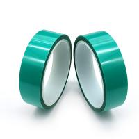 China Green Thermal Release Tape 5.4mil High Initial Adhesion Single Sided for sale