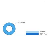 China Silver Grey Bonding Tape 1.8mil Anti Static PET Film Surface for sale