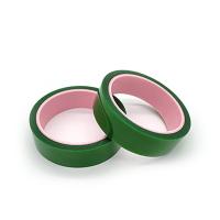 China Polyester Silicone ESD Masking Tape Anti Aging 2.4mil Green Color for sale