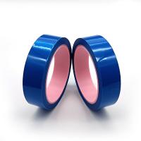 China Blue Packing ESD Adhesive Tape 2.12mil Anti Static Tapes PET Surface for sale