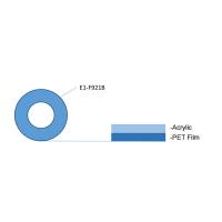 China Transparent Polyester Adhesive Tape Acrylic Pressure Sensitive 1.8mil for sale