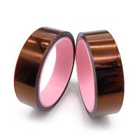 China Silicone Free Polyimide Heat Resistant Masking Tape 0.025mm Zero Pollution for sale