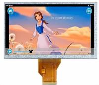China 7 Inch RGB LCD display with 450nits Brightness and 800*480 Resolution for sale