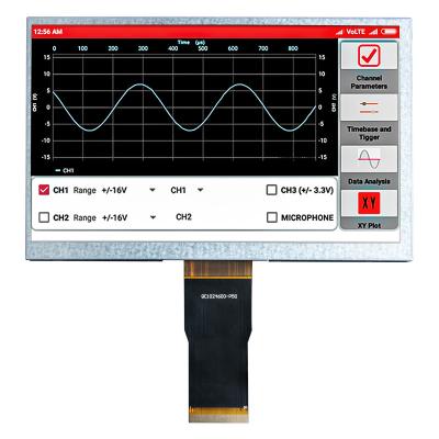 China Wide Temperature 7 Inch IPS Screen LCD TFT Display 1024x600 Resolution for sale