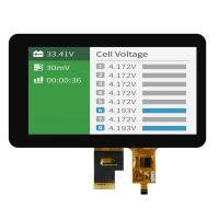 China 7 Inch LCD display panel with 250nits Brightness and 800:1 Contrast Ratio for sale