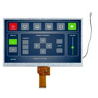 China 250nits Backlight 10.1 Inch TFT LCD Color Display With 1024*600 Resolution for sale