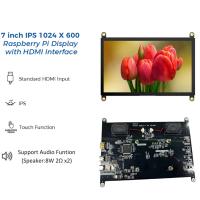 China 7 Inch HDMI Screen 250nits Brightness Capacitive 7'' HDMI Touchscreen for sale