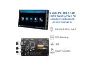 China 5 inch hdmi touch screen with IPS 800x480 capacitive tocuh screen for sale
