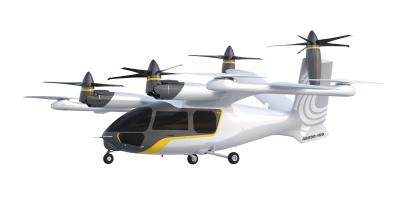 China AE200 All-Electric Six-Seat eVTOL with 200km Range for Urban Air Mobility and Low-Altitude Operations for sale