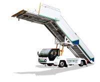 China Pure Electric Energy Passenger Airstairs with 2150~5800mm Lifting Range and 8000kg Effective Load for Airport Ground Support for sale