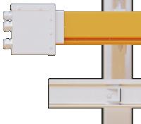 China Suspended Rail Charging Station with 80×60×6000 mm Rail Size, 100kg/m Payload, and 180A Max Current for Large Carports for sale