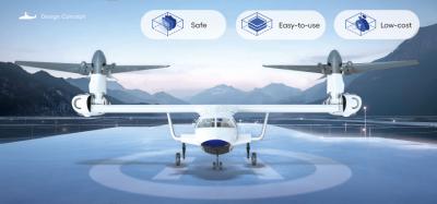 China R6000 Six-Seat Tiltrotor Aircraft with 4000km Range and 550km/hour Cruising Speed for Urban Air Mobility for sale