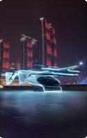 China 6 Seater Passenger eVTOL with 200km Range and Zero-Carbon Landing Capacity on Support Yacht for sale