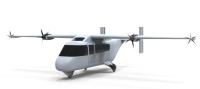 China High-Performance eCTOL Aircraft with 1200 kg Max Payload, 1000 km Range, and Hybrid Electric Propulsion for Special Missions for sale